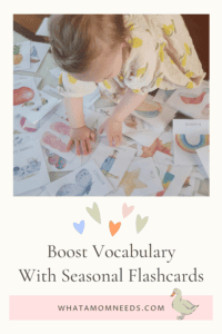 Boost Vocabulary with 92 Free Seasonal Flashcards for Toddlers
