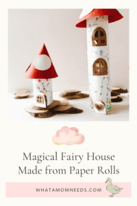 Magical Fairy House Made from Toilet Paper Rolls