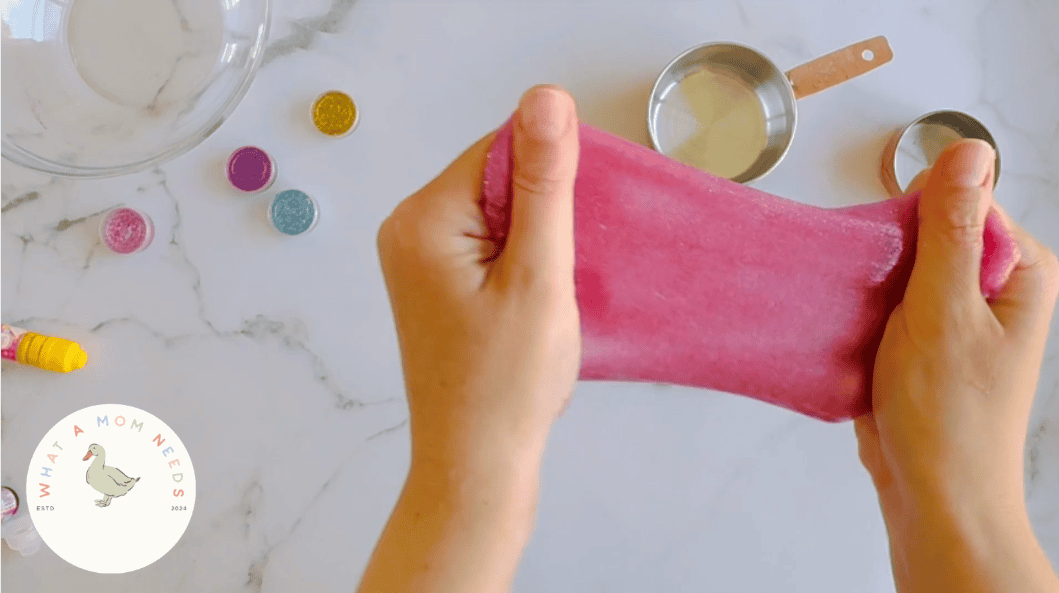 Easy Rainbow Slime – Made with Clear Glue!