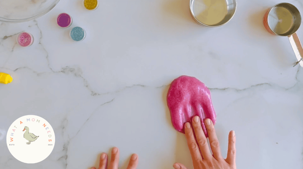 Easy Rainbow Slime – Made with Clear Glue!