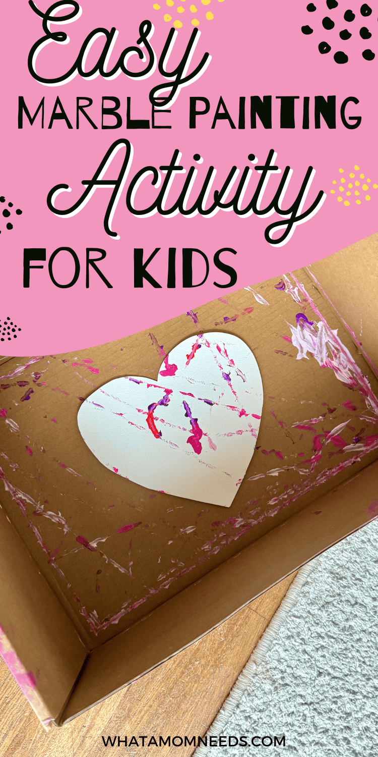 Easy Marble Painting for Kids (Fun Activity)